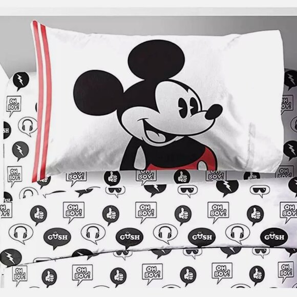 Disney | Bedding | New Mickey Mouse Kids Twin Size Sheet Set Classic ...